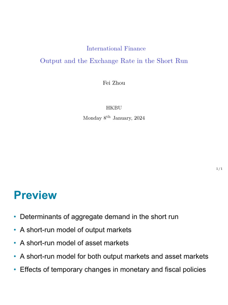 Lecture_8_output | PDF | Fiscal Policy | Economic Equilibrium