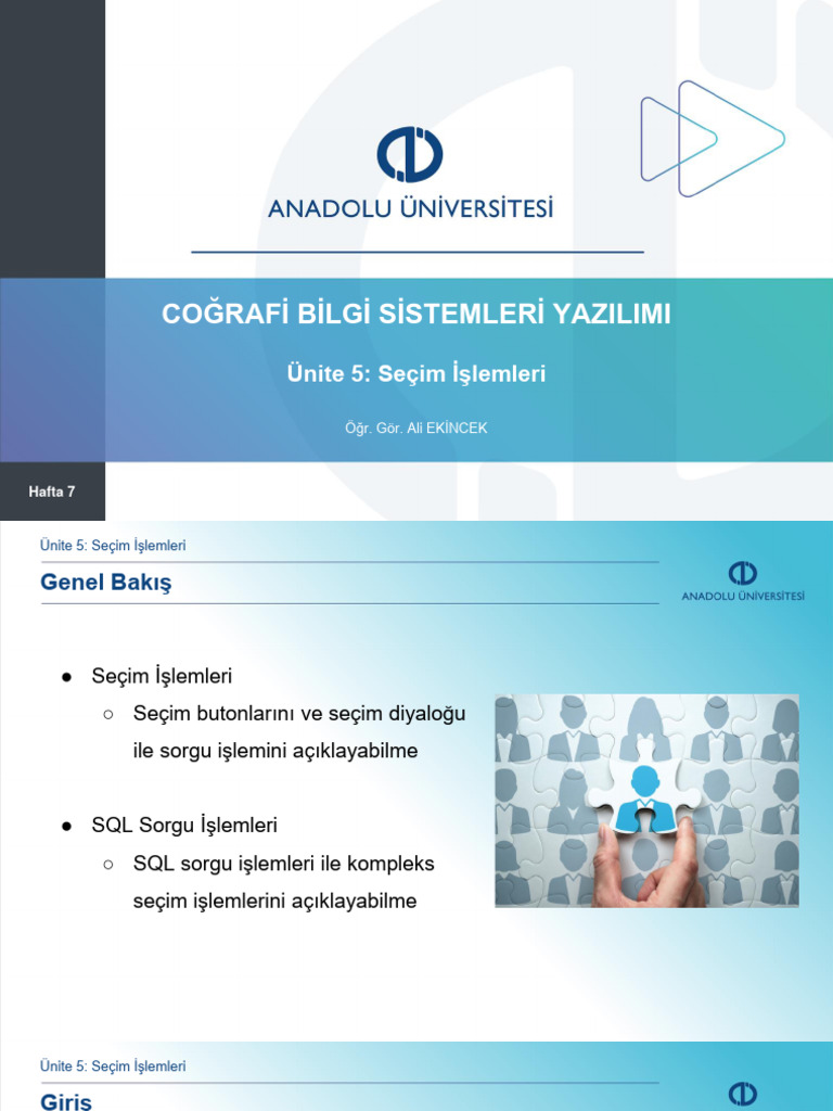 COĞRAFİ BİLGİ SİSTEMLERİ YAZILIMI dersi (7) | PDF