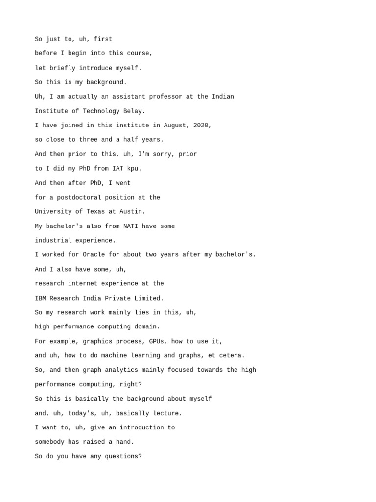 Foundation of Computer Systems_Live Session_21_1_2024 - English -generated) | PDF | Computer ...