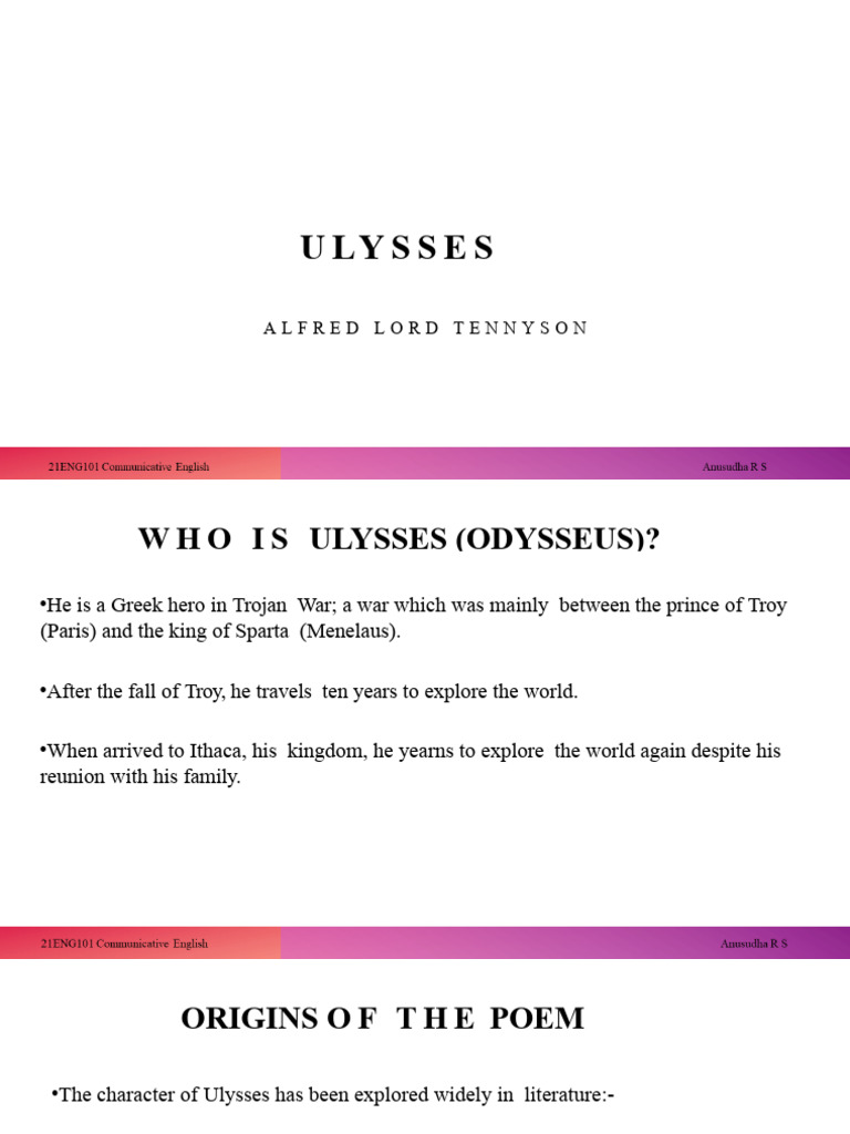 Ulysses | PDF | Odysseus