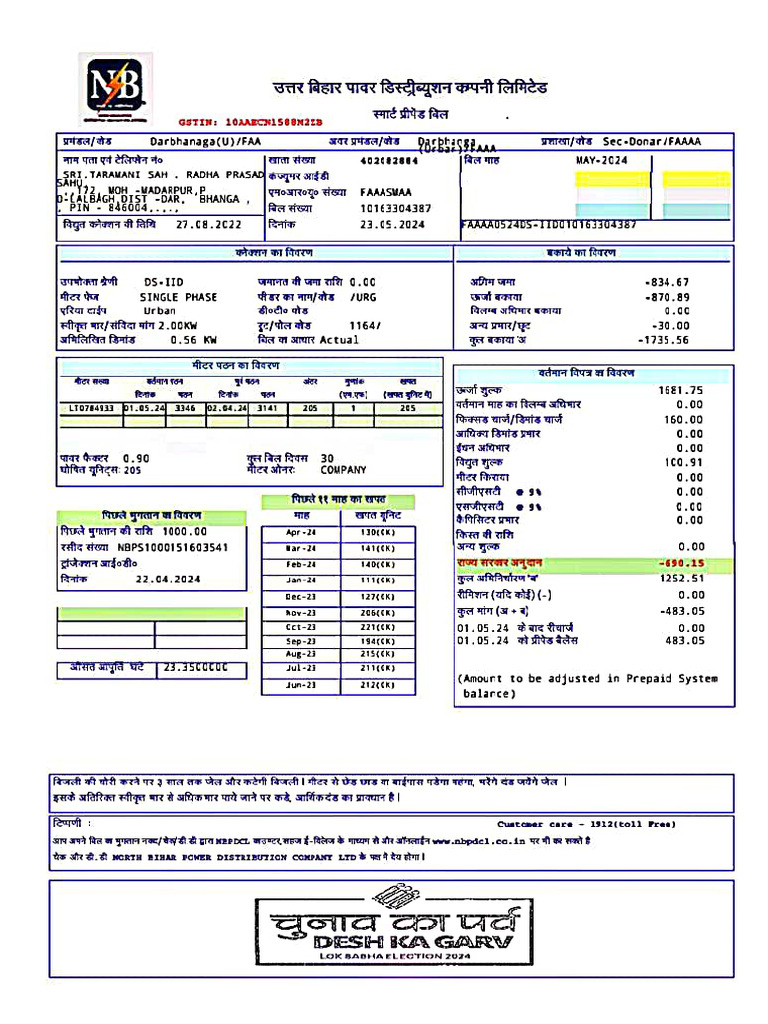 Electric Bill | PDF