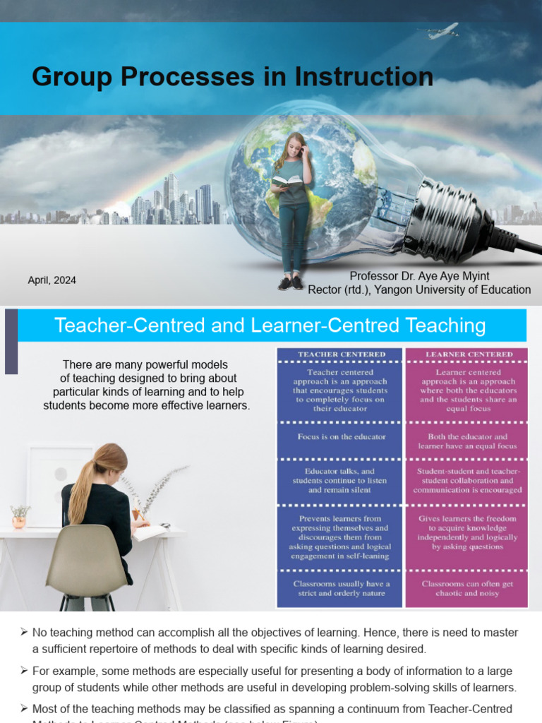 Group Processes in Instruction | PDF | Learning | Teaching Method