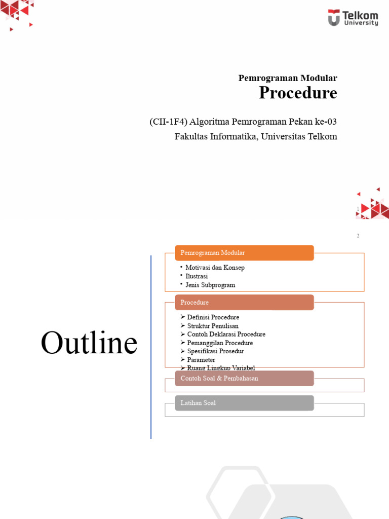 CII-1F4 Pekan - 03 Procedure | PDF