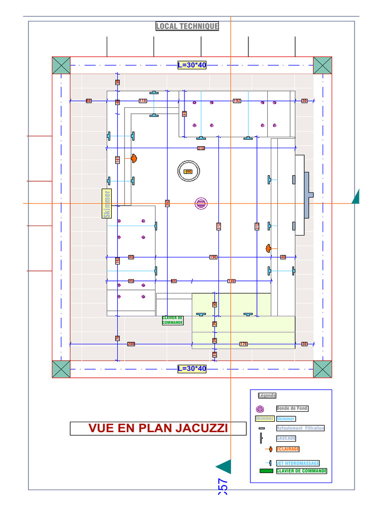 Plan de construction d'un jacuzzi en béton | PDF