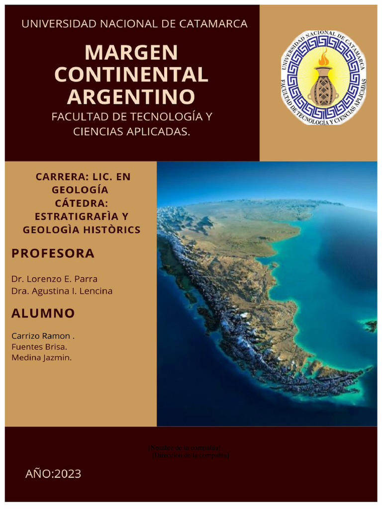 Margen Continental Argentino | PDF | glaciar | Mar