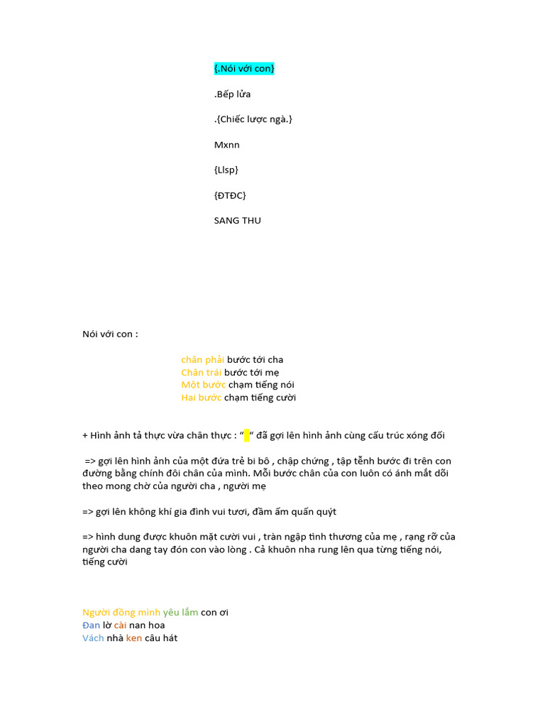 Nói V I Con | PDF