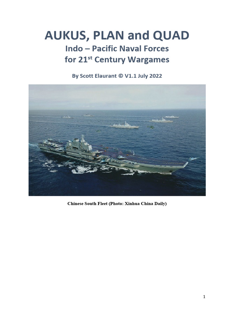 QUAD Naval Forces Strategy Overview | PDF | Anti Submarine Warfare ...