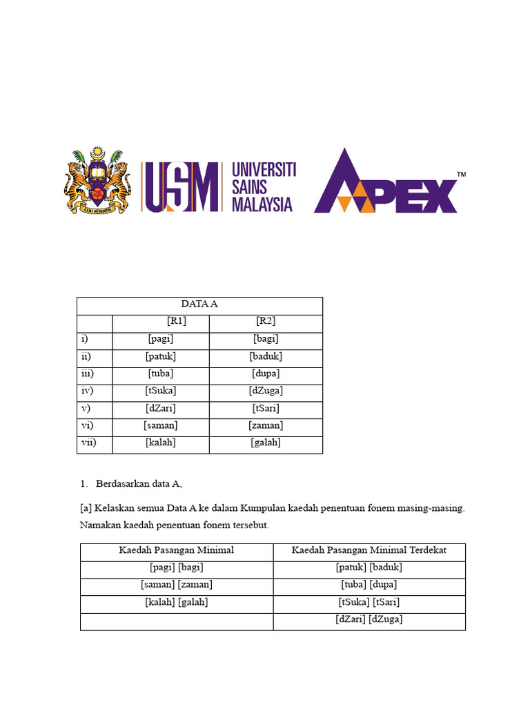HMA 101 Latihan Tutorial | PDF