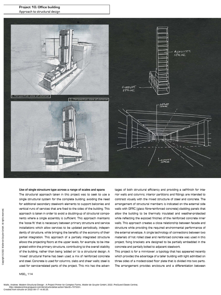 Modern Structural Design A Project Primer For Comp... - (10. Office Building) | PDF | Concrete ...
