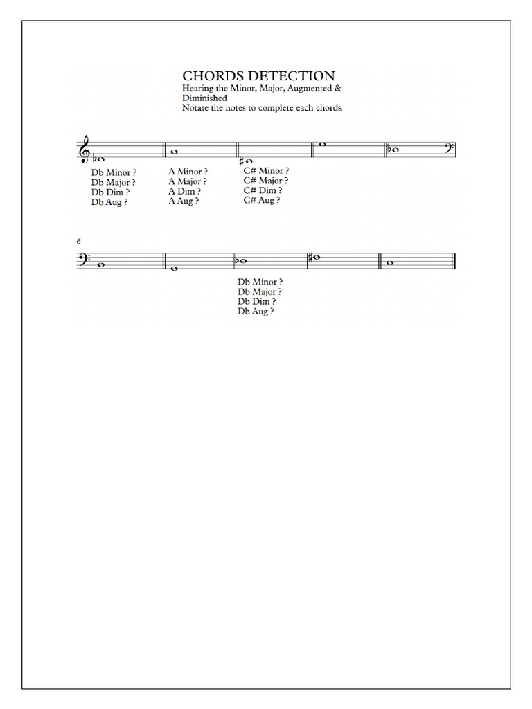 Chords detection | PDF