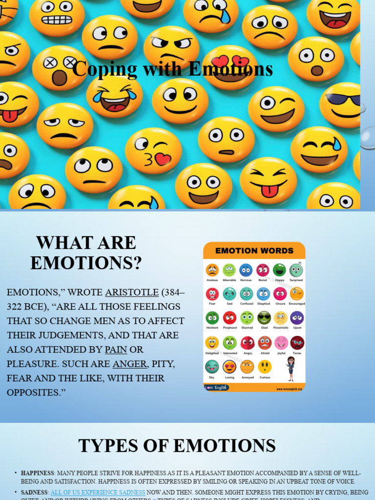 Coping With Motions | PDF | Emotions | Feeling