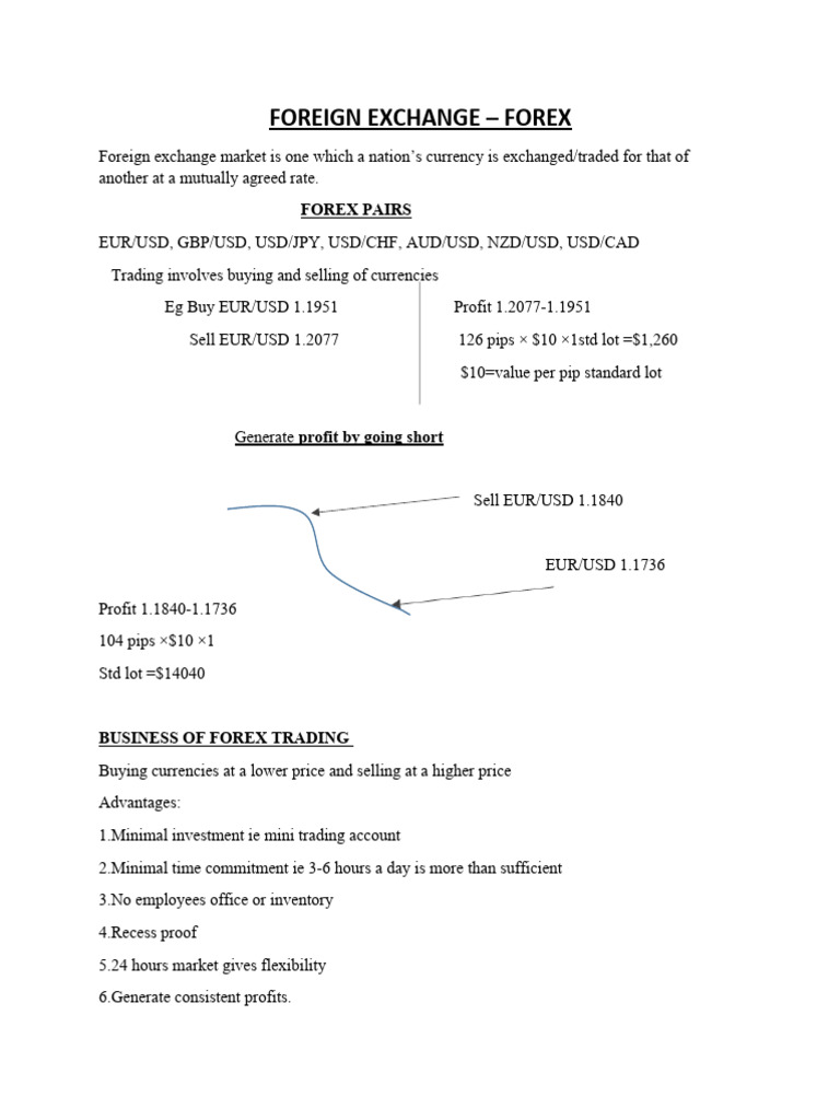 FOREIGN EXCHANGE | PDF | Foreign Exchange Market | Business