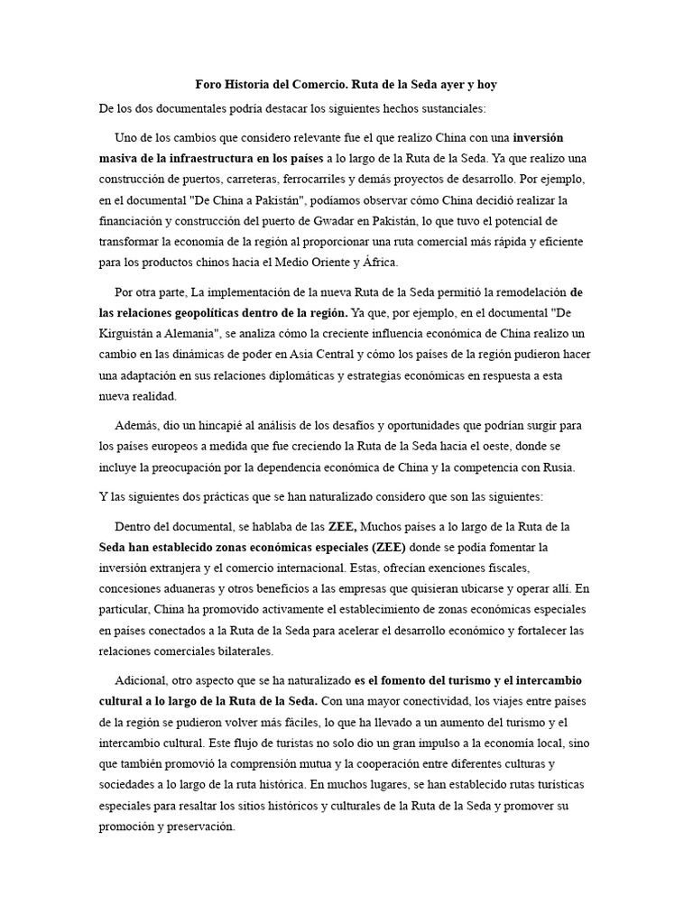 Documental - La Ruta de La Seda | PDF | Ruta de la Seda | China