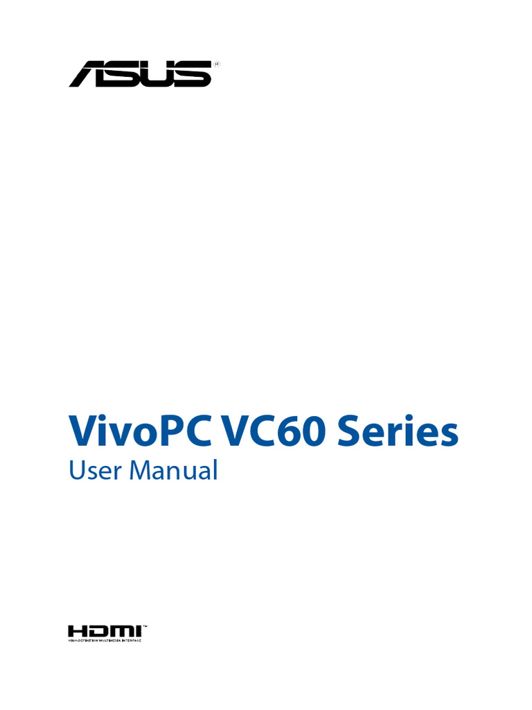 E11593 VivoPC VC60 UM V3 WEB | PDF | Usb | Hdmi