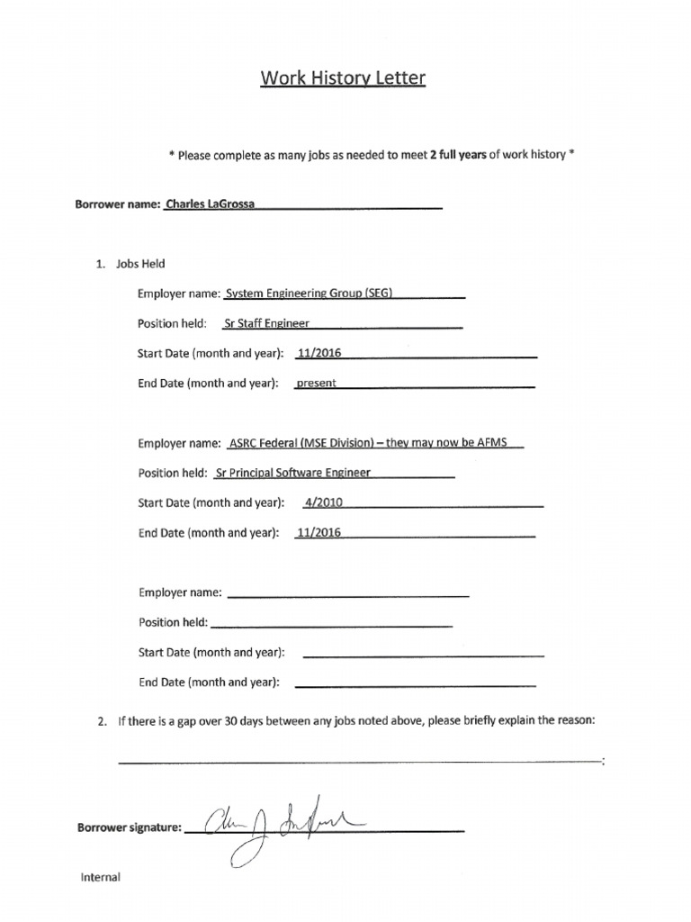 Proof of Employment | PDF