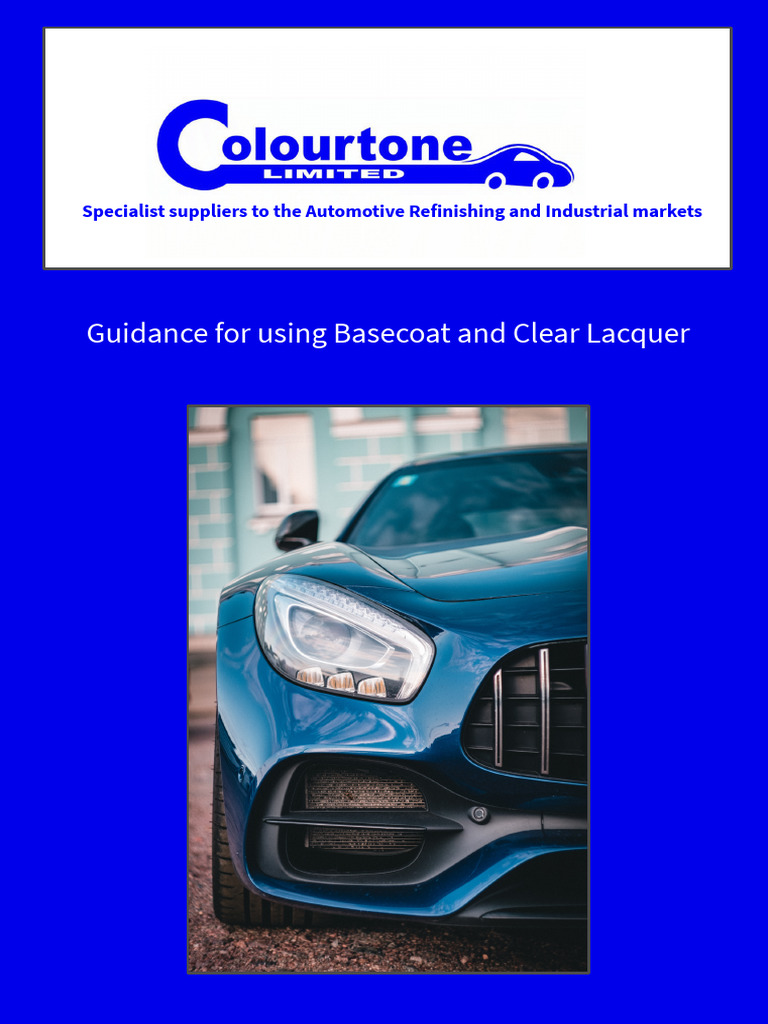 Colourtone Basecoat Guide | PDF | Paint | Materials