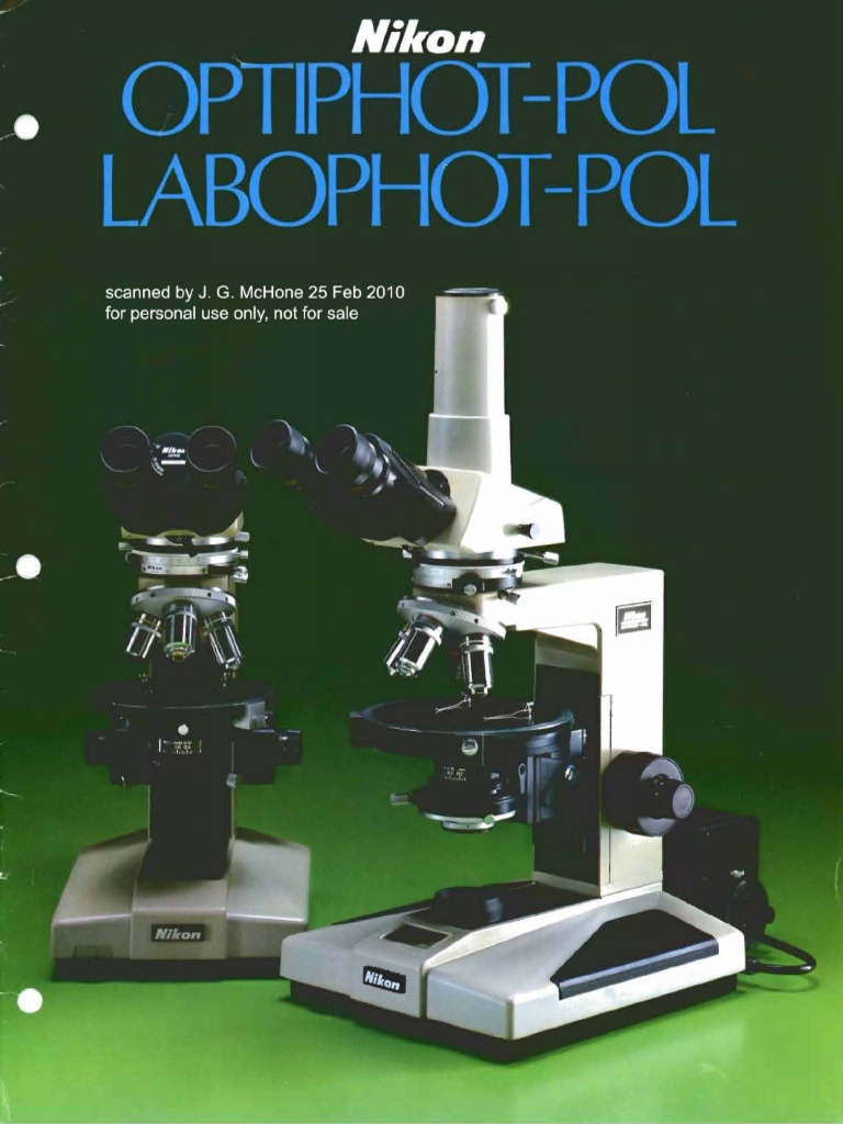 Nikon_Optiphot_Labophot_Pol_brochure | PDF