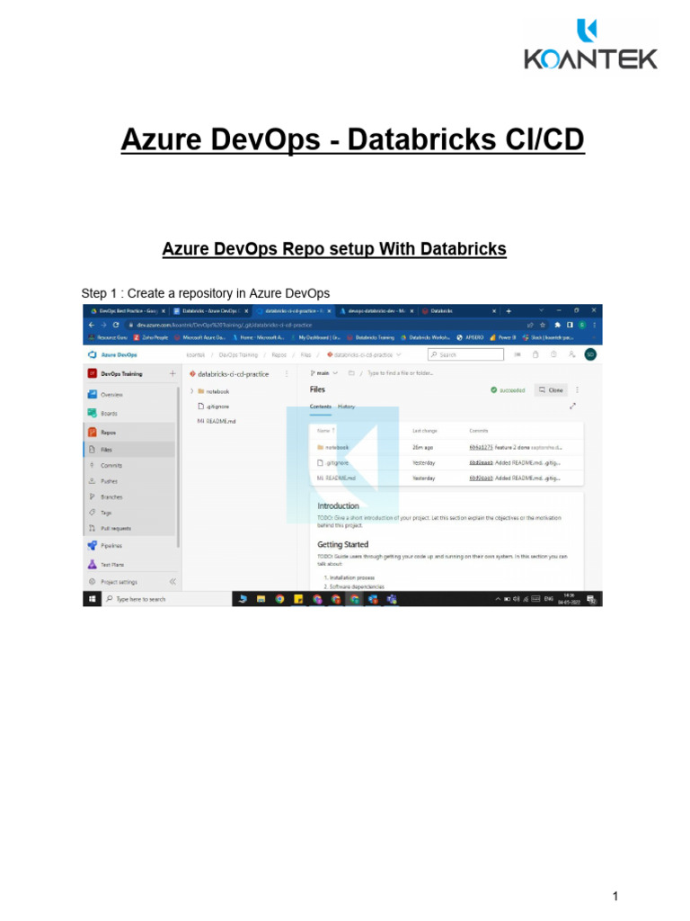 Databricks - Azure DevOps CI-CD Best Practice | PDF | Software ...