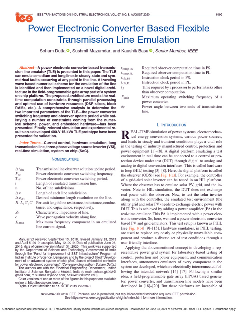 Power Electronic Converter TLE Design | PDF | System On A Chip ...
