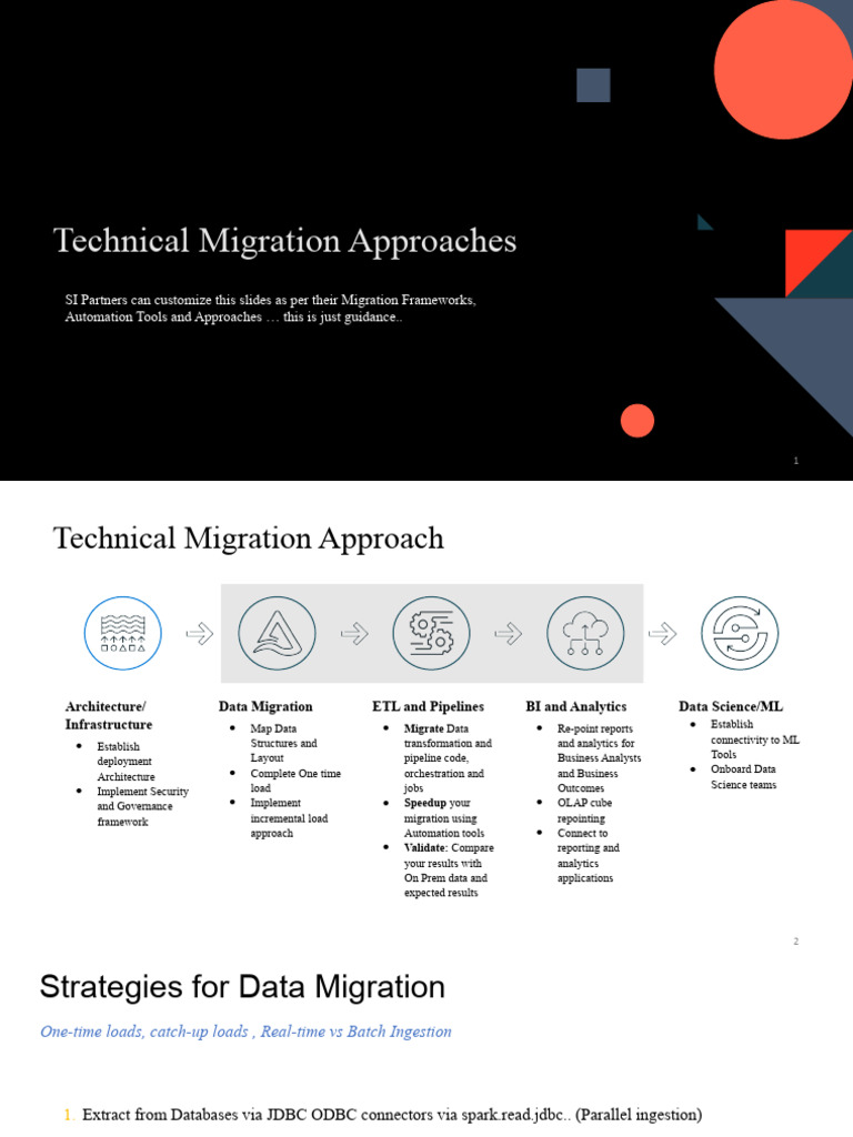 EDW-ETL Migration Approaches with Databricks | PDF | Data Management Software | Databases