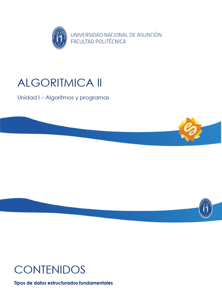 Algoritmia II - Unidad I - 1.5.2 Tipos de Datos Estructurados ... Algoritmia II - Unidad I - 1.5.2 Tipos de Datos Estructurados ...