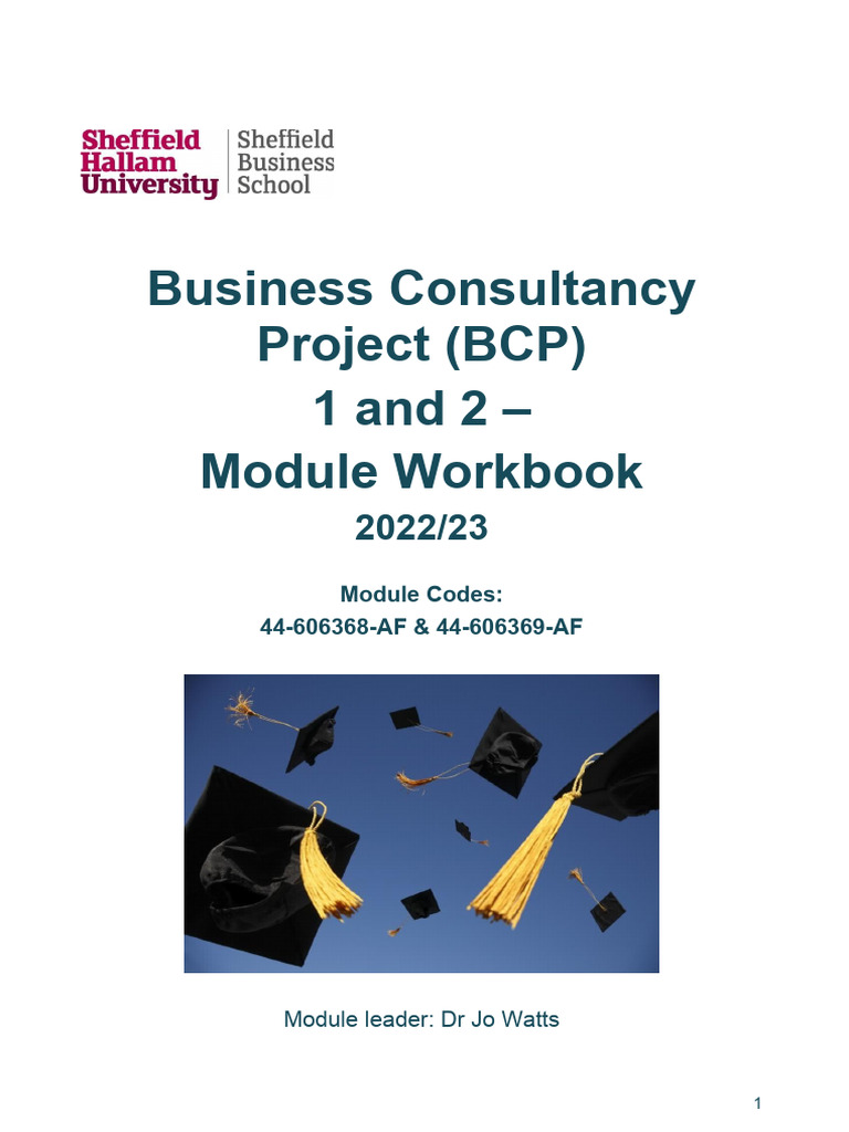 BCP 1 and 2 Module Guide 202223 | PDF | Turnitin | Qualitative Research