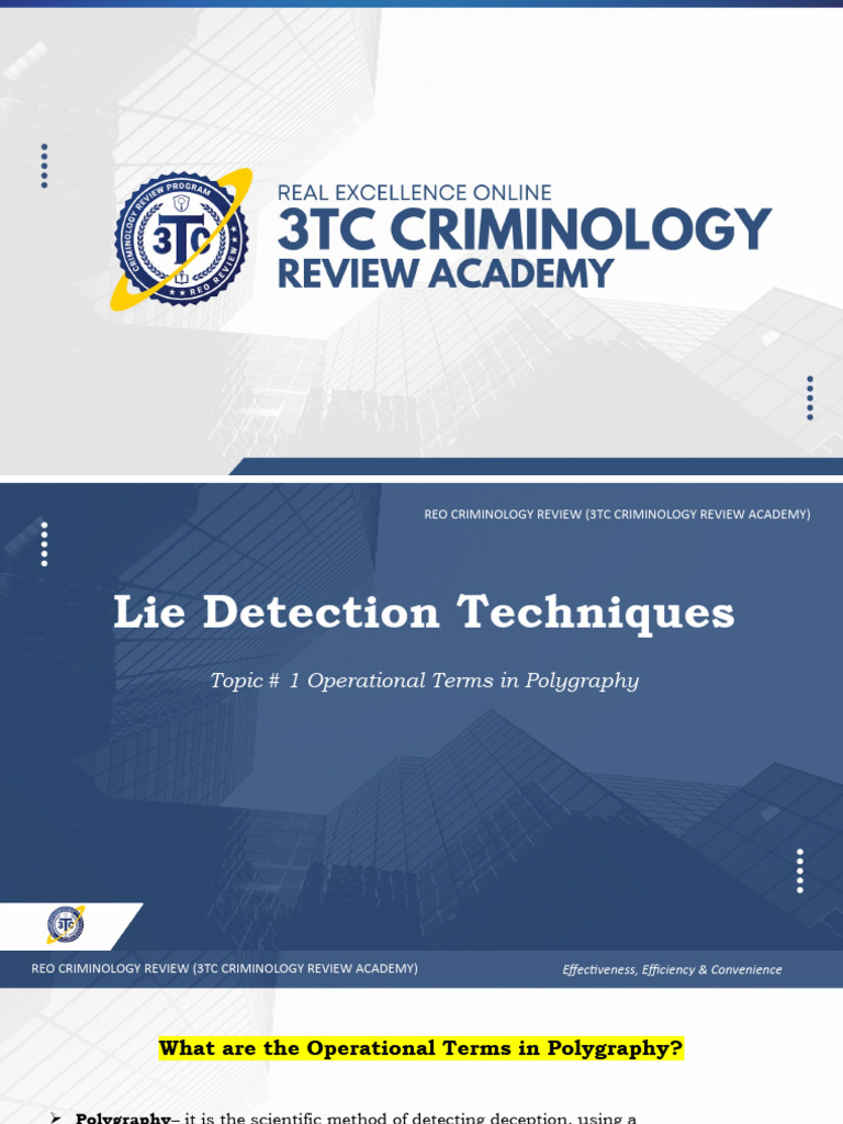 Lie Detection | PDF | Polygraph | Lie