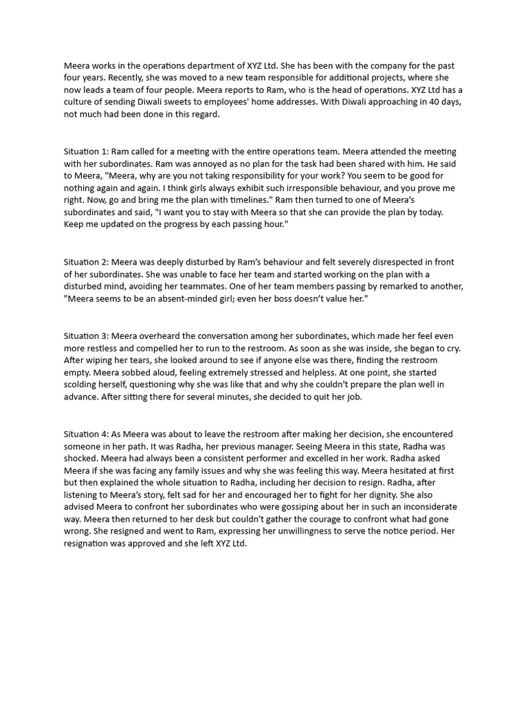 OB Project | Download Free PDF | Empathy | Conflict Resolution