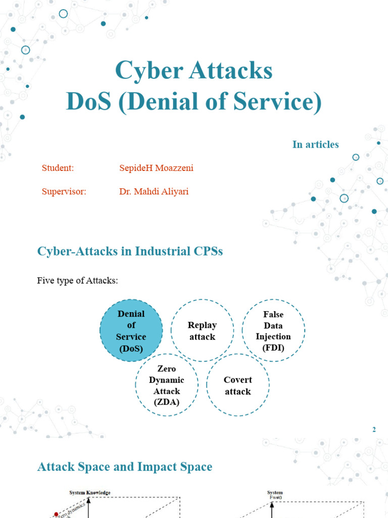 DoS Attack Review | PDF | Denial Of Service Attack | Applied Mathematics