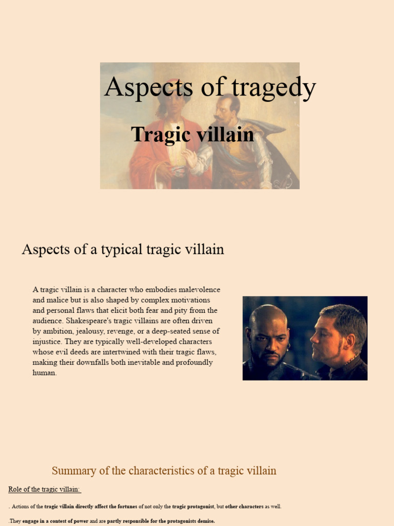 Characteristics of a Tragic Villain | PDF | Iago | Othello