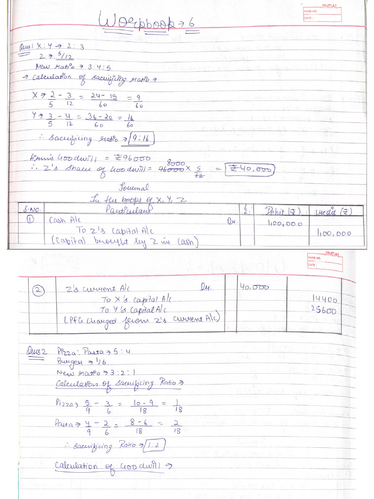 Solution of Workbook 6 Ch-3 | PDF