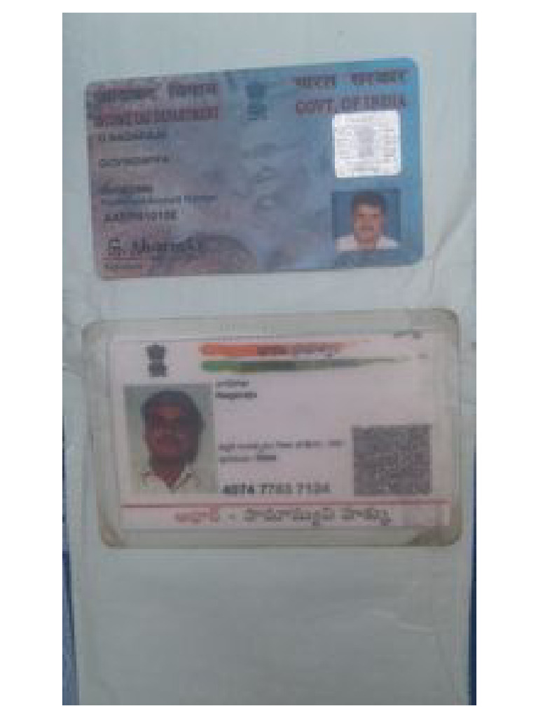 Pan card addhar card | PDF