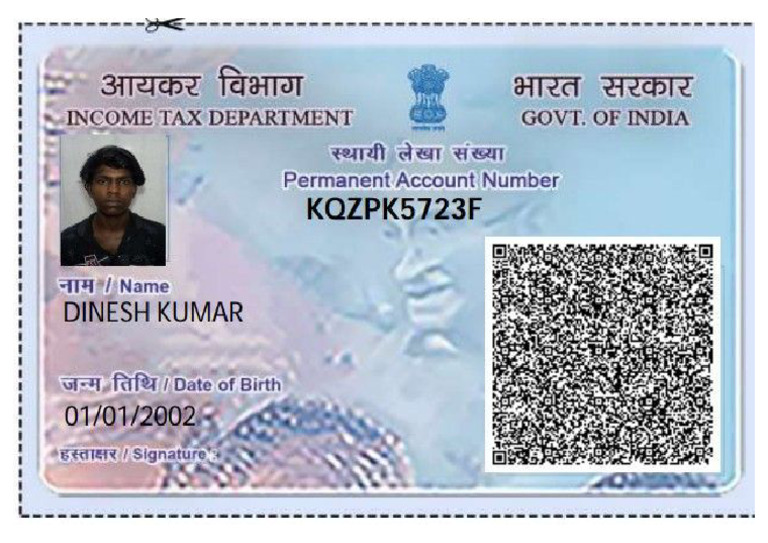 Dinesh Kumar Pan Card | PDF