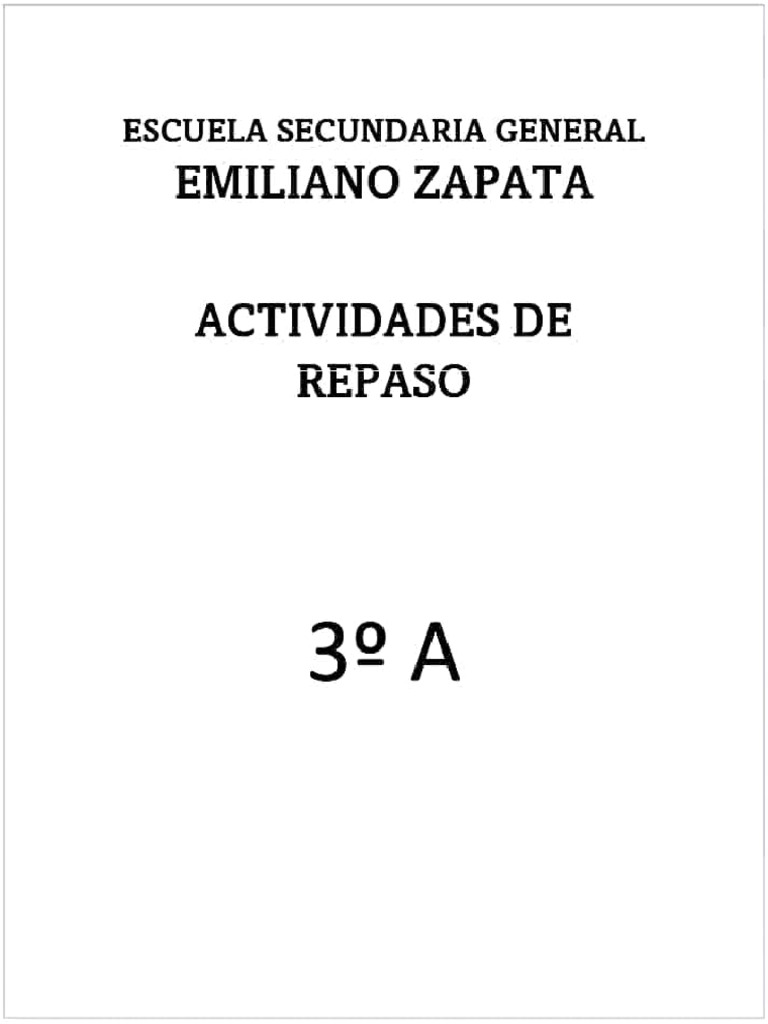 Cuadernillo3 3a - 240607 - 185236 | PDF | Ecuaciones | Ecuación cuadrática