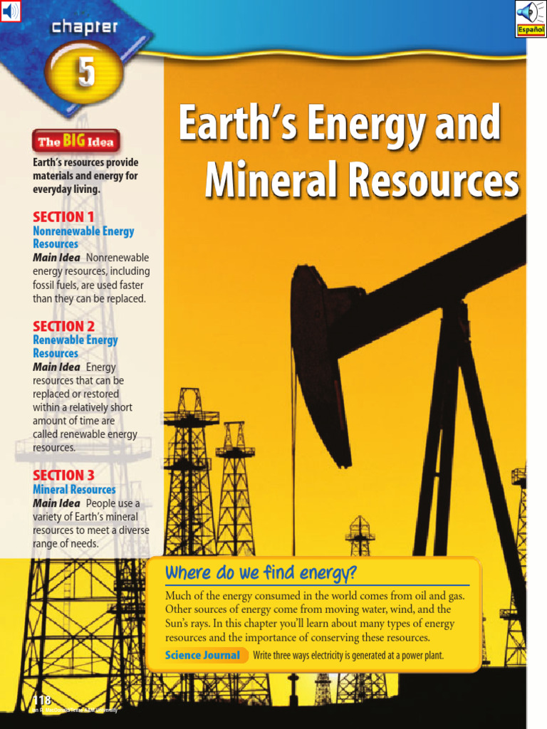 Chapter 5 Earth Energy and Minerlas Resources Magro Like Unlocked | PDF ...