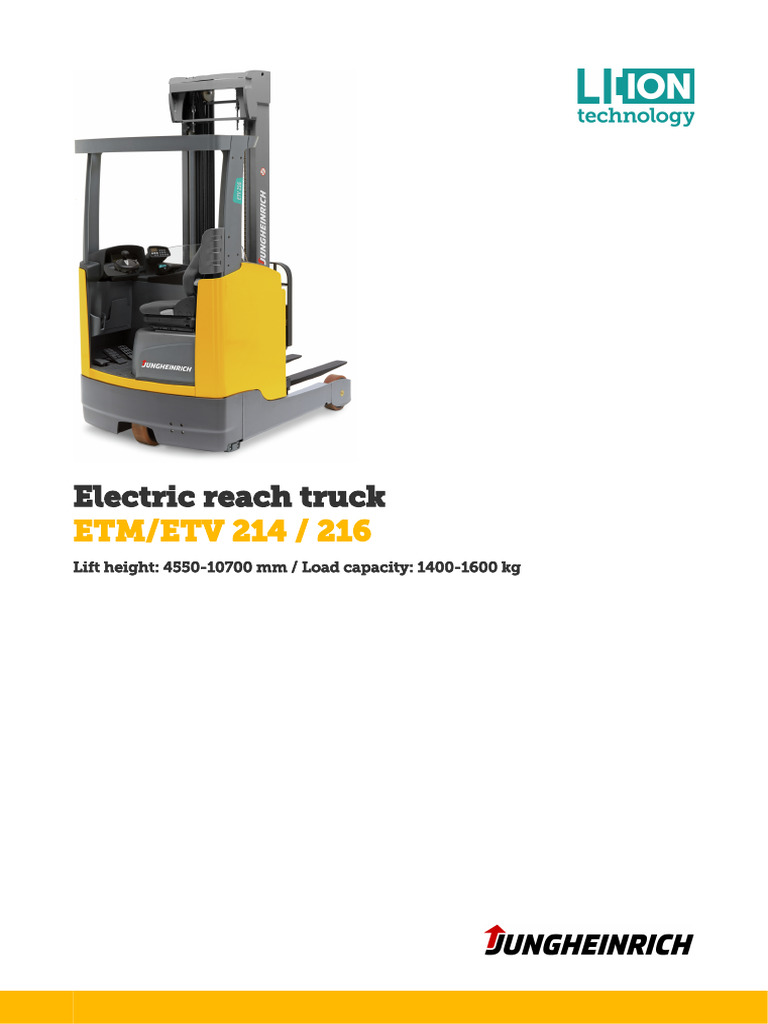 Jungheinrich Etv 216 | PDF | Vehicles | Motor Vehicle