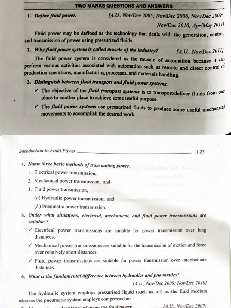 Unit 1-5 Two Marks | PDF