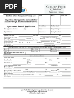 DCI Community Housing Application Form | PDF | Landlord