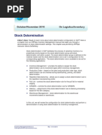 SAP MM Stock Determination Guide | PDF | Inventory | Business