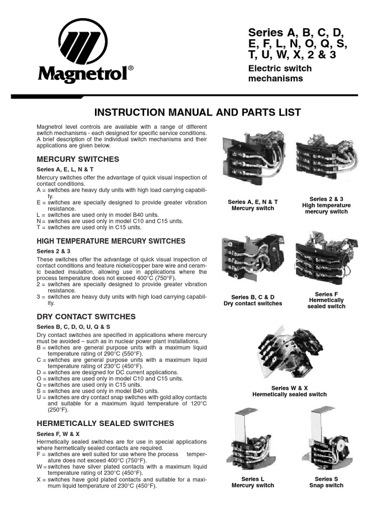 BE42 783 2 Switch Mechanisms | PDF | Switch | Vacuum Tube