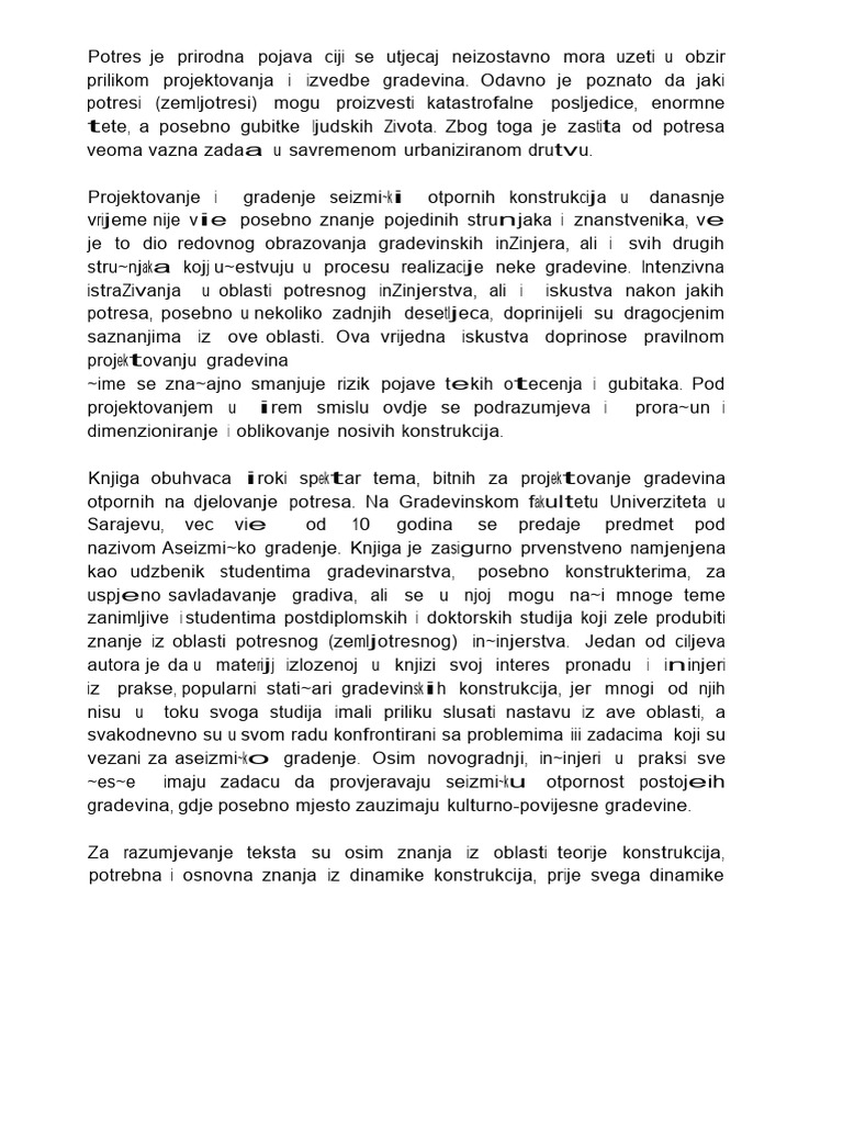 Potres Je Nesto | PDF