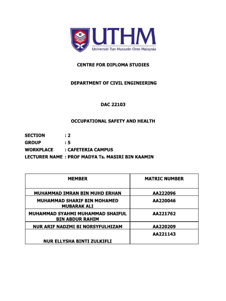 Lab 3 Risk Control G5 | PDF