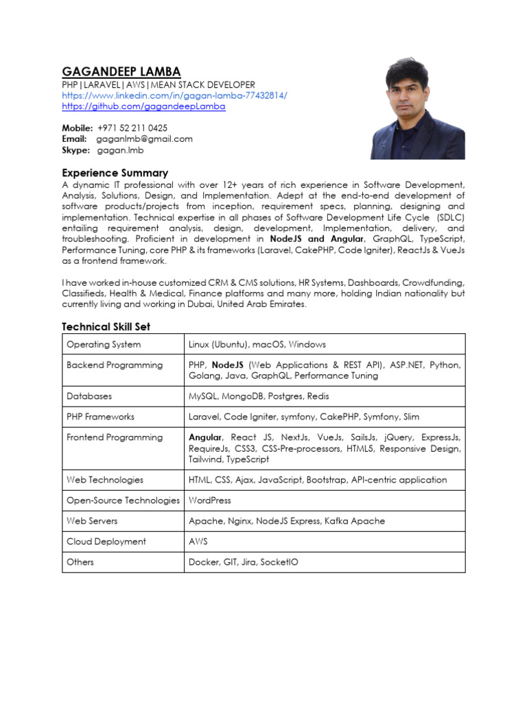 Gagandeep Lamba - Full Stack 7 | PDF | Web Application | Computing