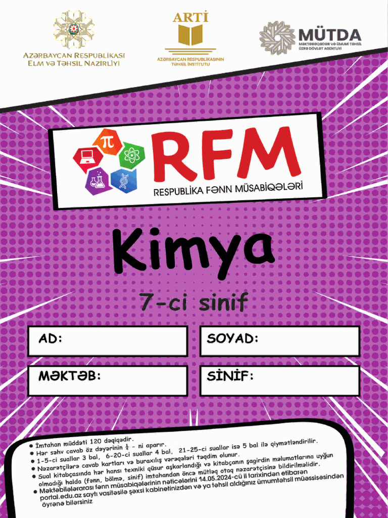 RFM - Kimya II (Az) | PDF