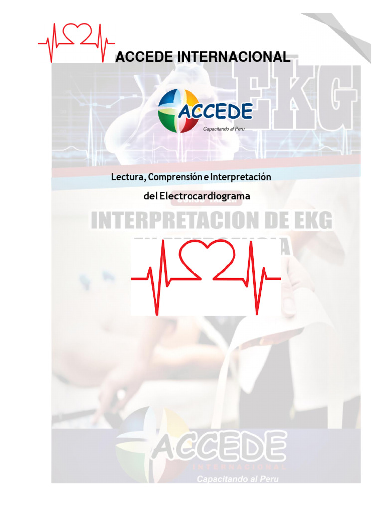 Interpretación del Electrocardiograma EKG | PDF | Electrocardiografia ...