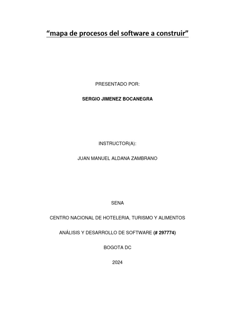 mapa de procesos del software a construir GA1-220501092-AA1-EV03 ...