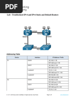 17.7.7 Lab - Troubleshoot Connectivity Issues | PDF | Computer Network | Cisco Certifications