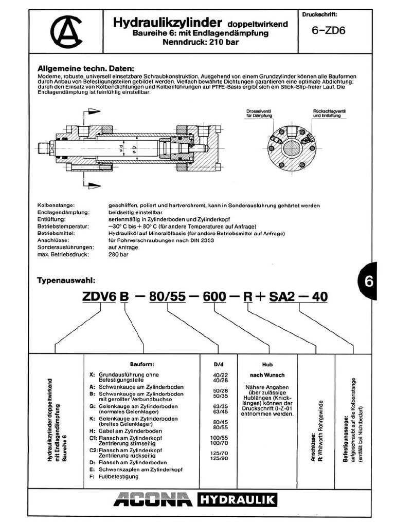Acona 6-ZD6 | PDF