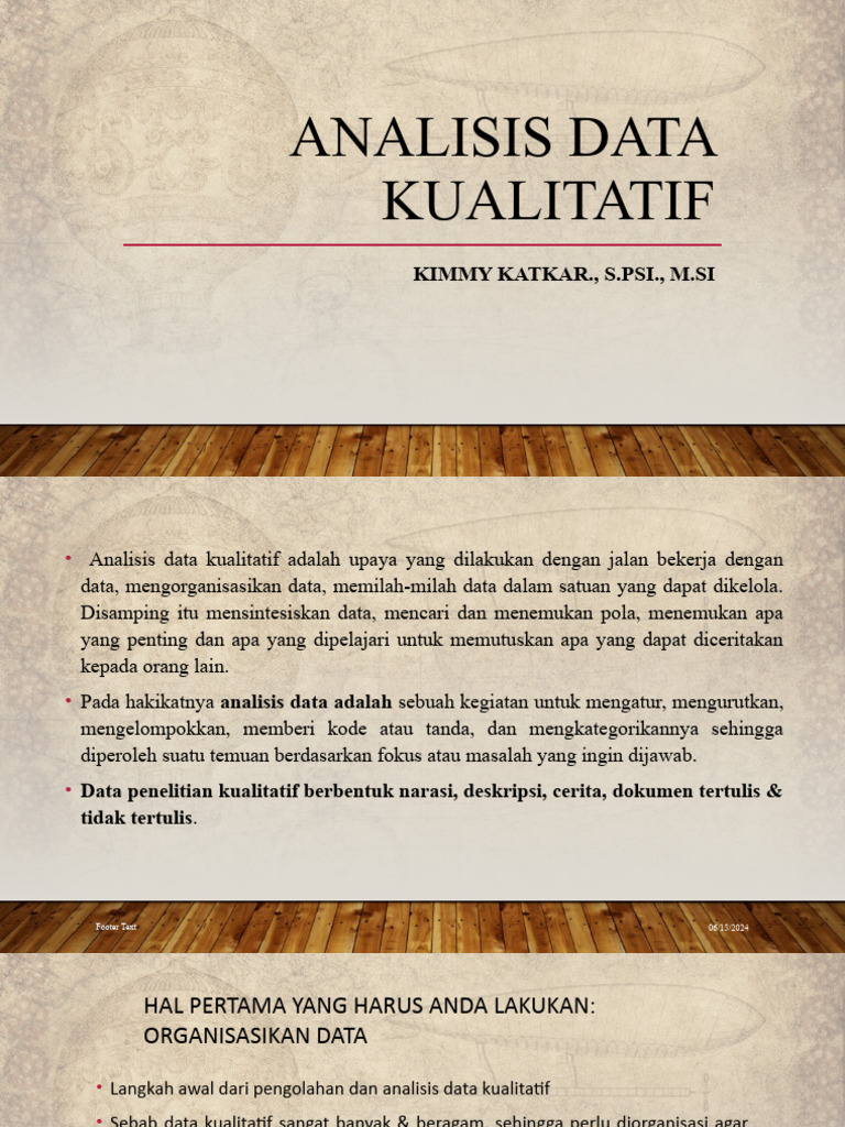 Teknik Analisis Data | PDF