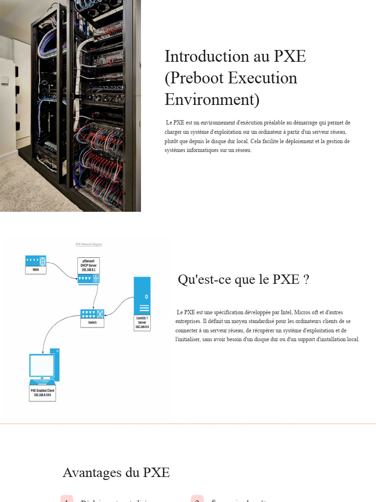 PXE Final | PDF | Serveur (Informatique) | Démarrage d'un ordinateur